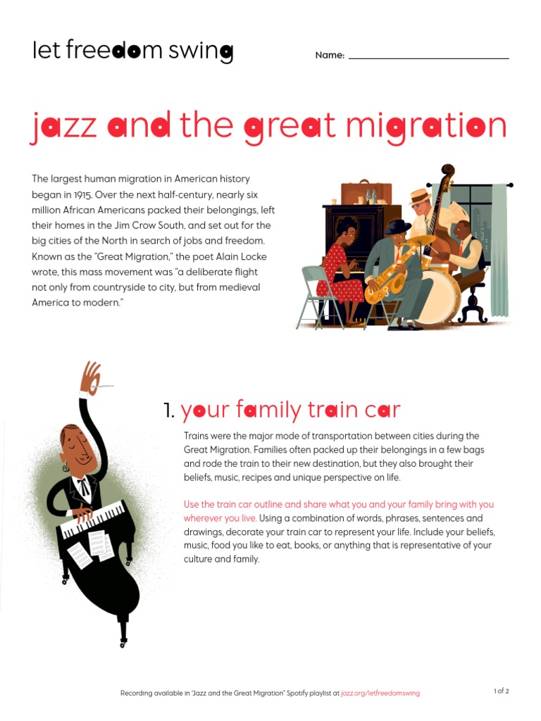 Great Migration: Family Train Project | PDF | Train | Transport