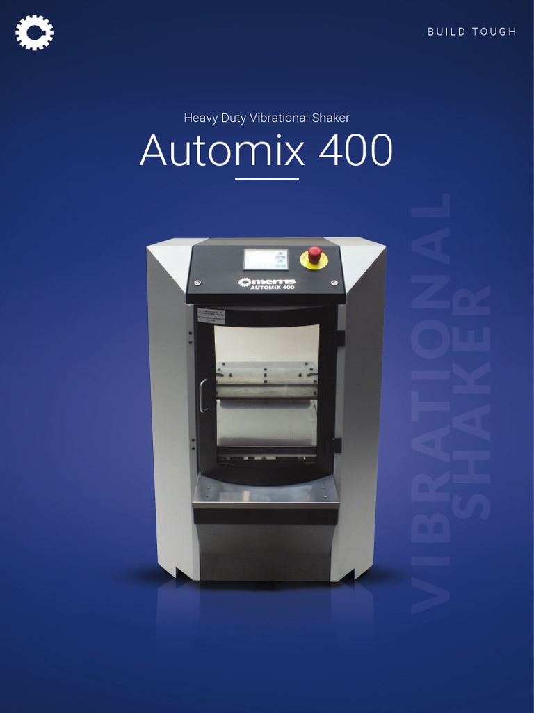 Automix 400: Heavy Duty Vibrational Shaker | PDF | Pallet | Warehouse