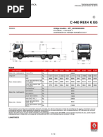 Ficha Tecnica Iveco Trakker 380T41H 6x4 | PDF | Eje | Inyección de combustible