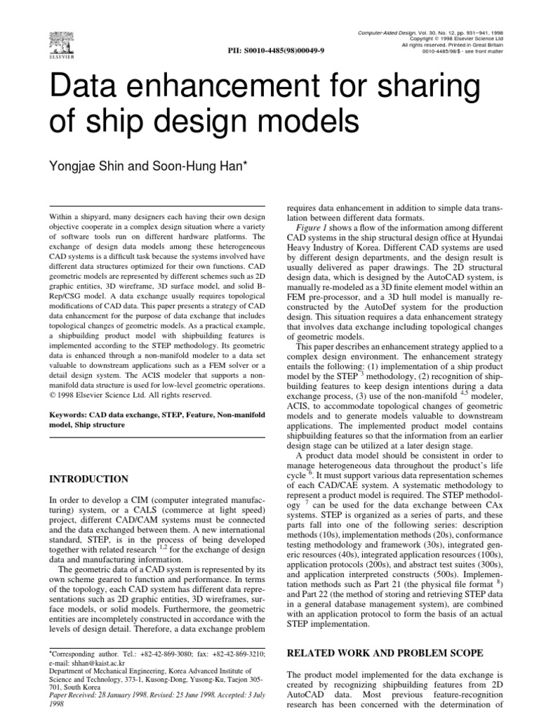 Ship 4 | PDF | 3 D Modeling | Computer Aided Design