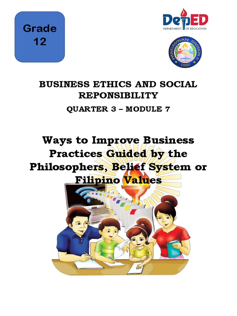 Grade 12: Business Ethics and Social Reponsibility | PDF | Business ...