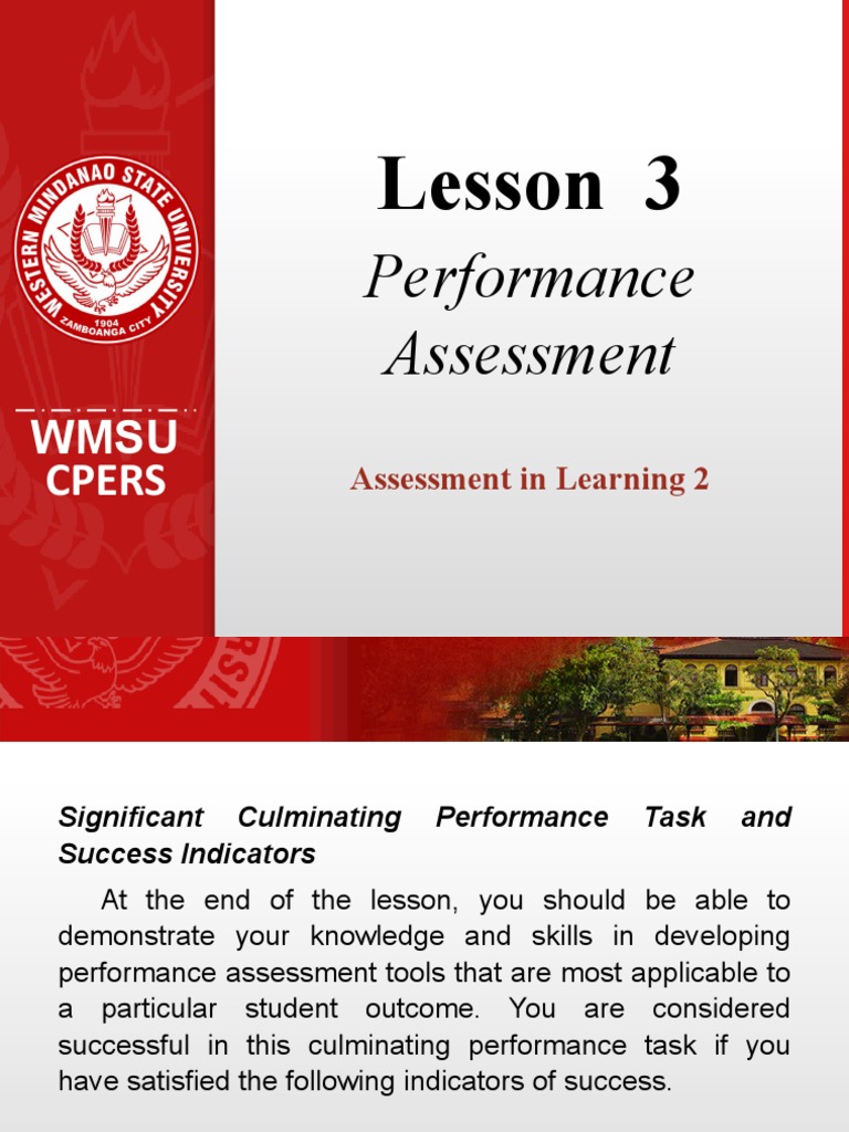 Assessing Student Performance | PDF | Educational Assessment | Rubric ...