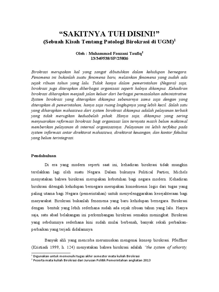 Sakitnya Tuh Disini Sebuah Kisah Tentang | PDF | Politik