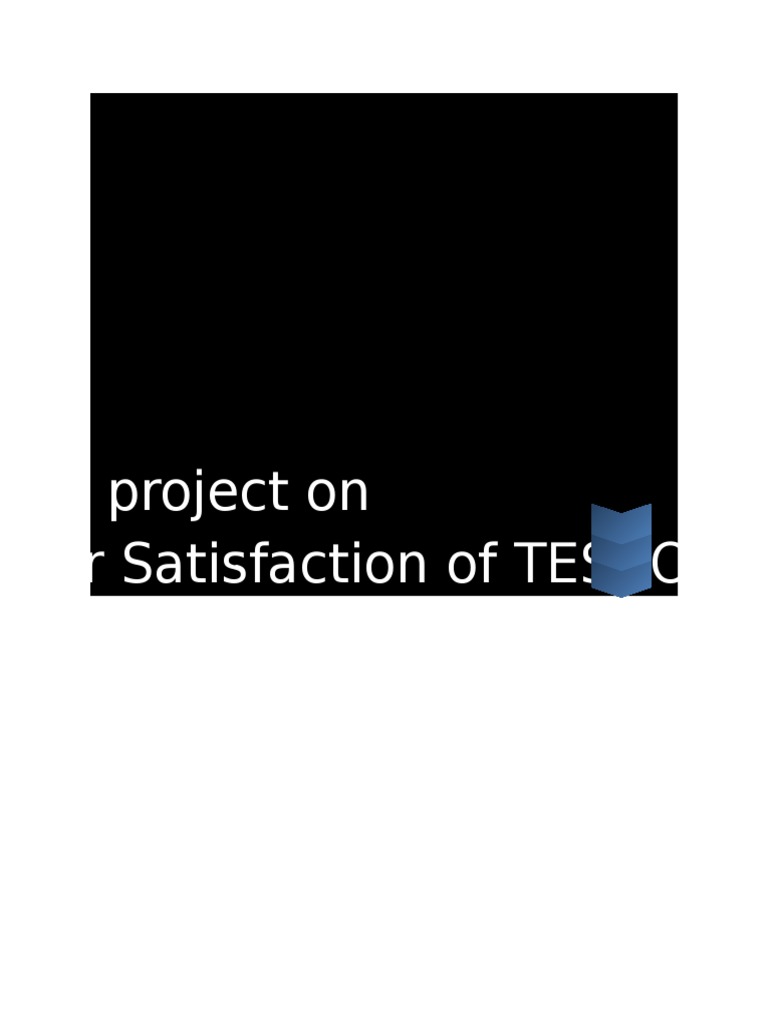 Tesco Customer Satisfaction Analysis | PDF | Retail | Customer Satisfaction