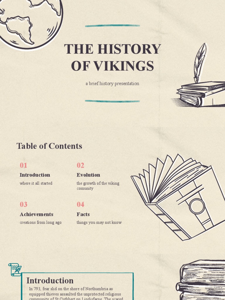 The History of Vikings: A Brief History Presentation | PDF | Vikings ...