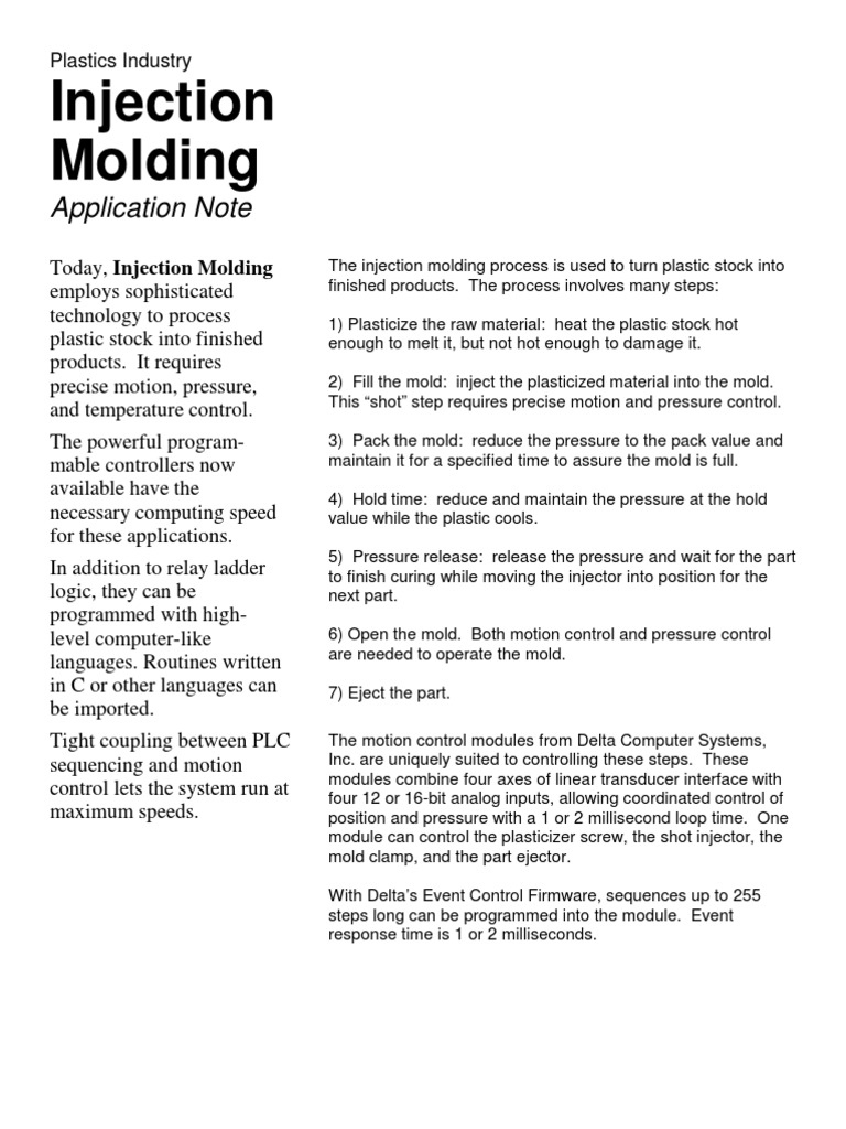 Inject | PDF | Programmable Logic Controller | Systems Engineering