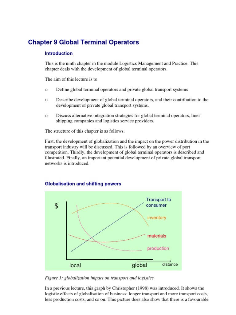 Chapter 9 Global Terminal Operators: Global Local Global Local | PDF ...