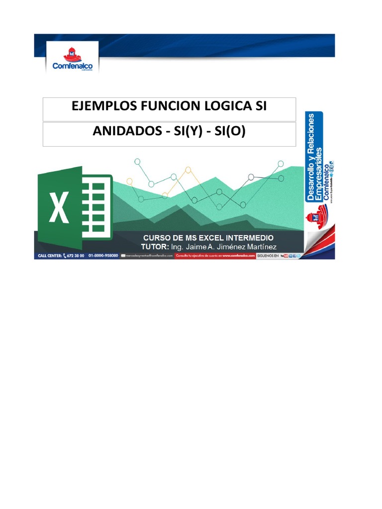 Ejercicios de La Funcion Si Anidados Siy Sio en Clases | PDF | Servicios financieros | Economias