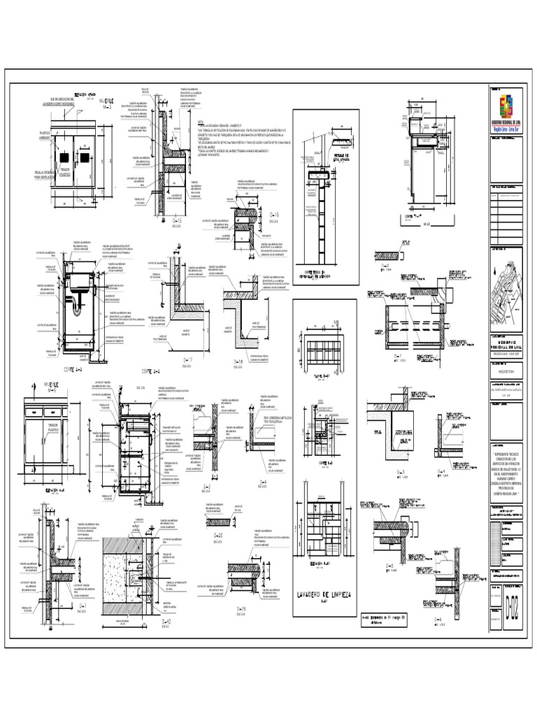 Detalles Constructivos de Muebles | PDF | Ingeniero civil | Sectores ...