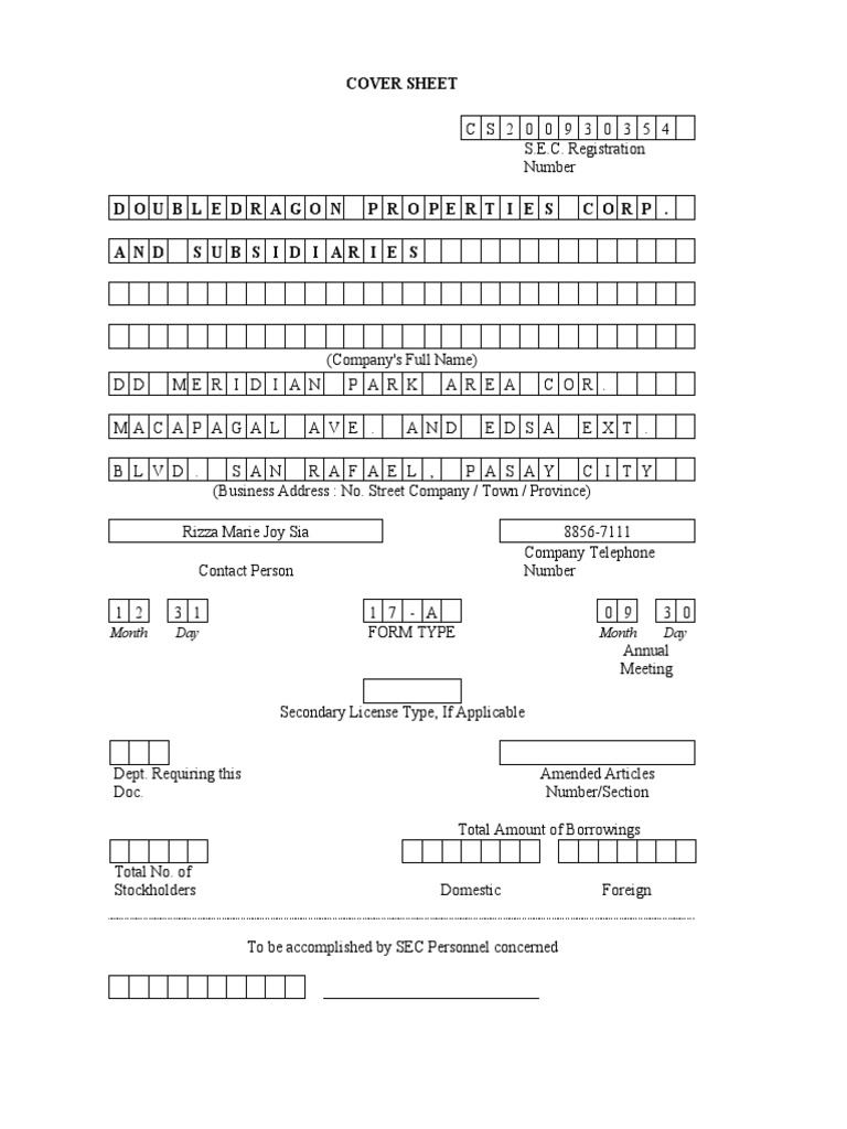 Disclosure No. 1654 2021 Annual Report For Fiscal Year Ended December ...