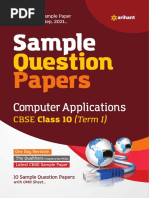 Class 10 Computer Application Code 165 Study Material | PDF | Html ...
