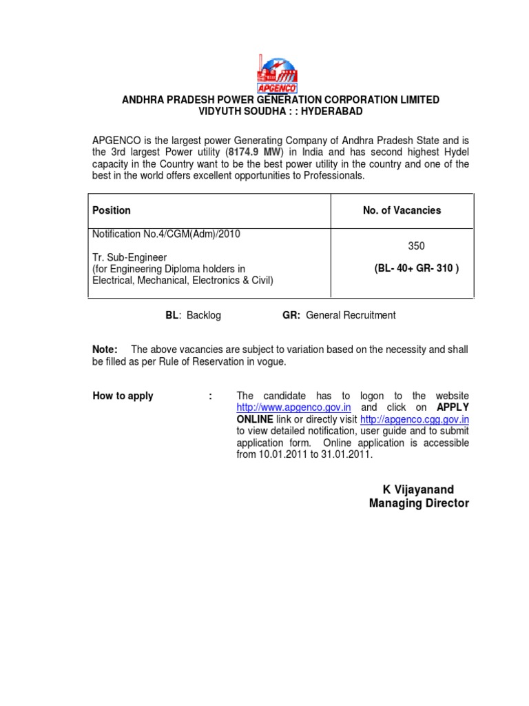Apgenco - Se - Mechanical Engineering | PDF | Surveying | Electric Motor