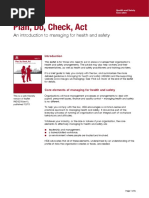 Unit DNI Example Assignment: © Nebosh 1 | PDF | Occupational Safety And ...