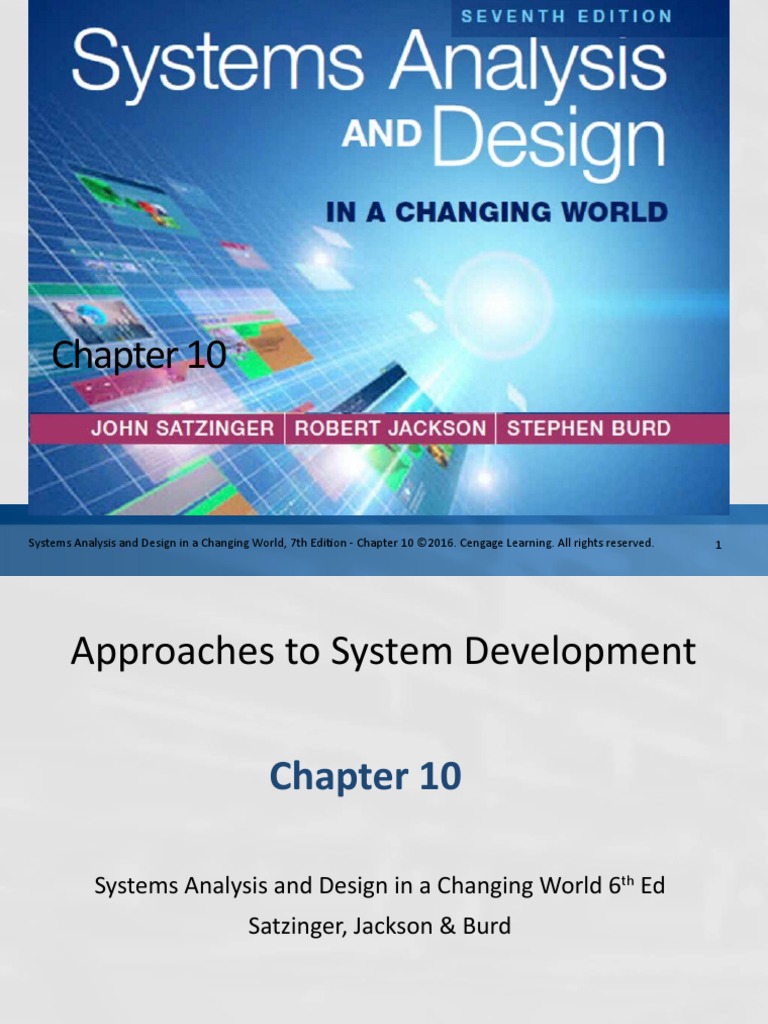 Systems Analysis and Design in A Changing World, 7th Edition - Chapter 10 ©2016. Cengage ...