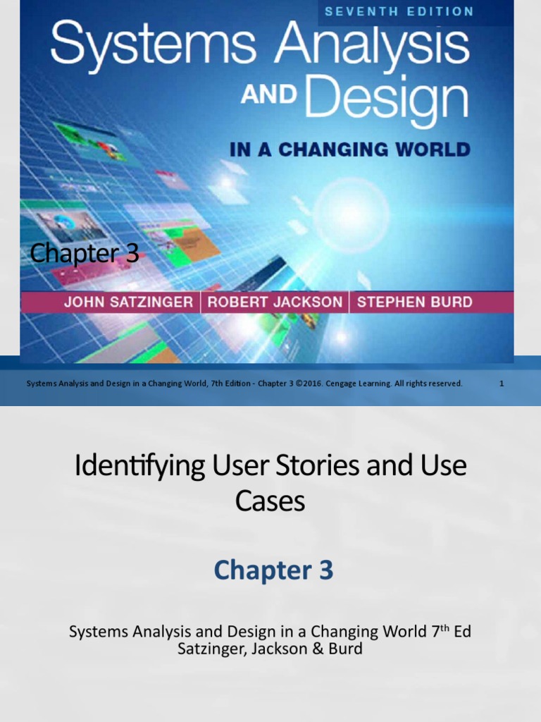 1 Systems Analysis And Design In A Changing World 7th Edition