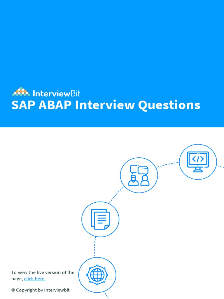 Sap Abap Interview Questions | PDF | Databases | Class (Computer ...