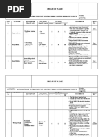 Risk Assessment For Electrical Testing and Commissioning | PDF | Safety ...