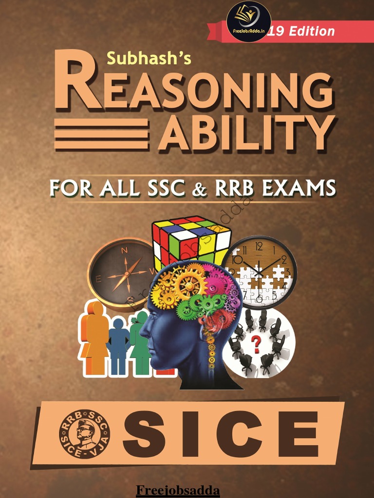Reasoning & Ability For SSC & RRB by Sice | PDF | Alphabet | Numbers