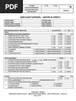 Garment Quality Control Checklist | PDF | Specification (Technical ...
