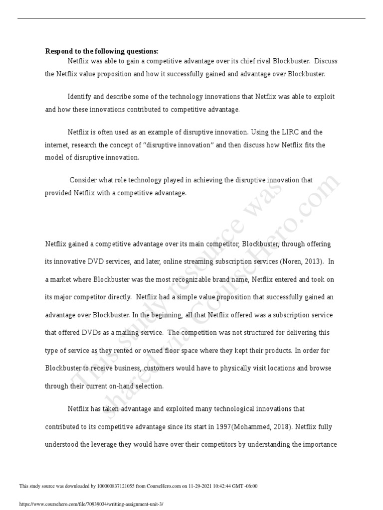 Materials Main33333 | PDF | Disruptive Innovation | Netflix