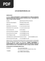 Acta de Devolucion de Documentos | PDF