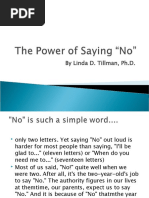 Improving Your Ability To Say No DBT Worksheet | PDF | Dialectical ...
