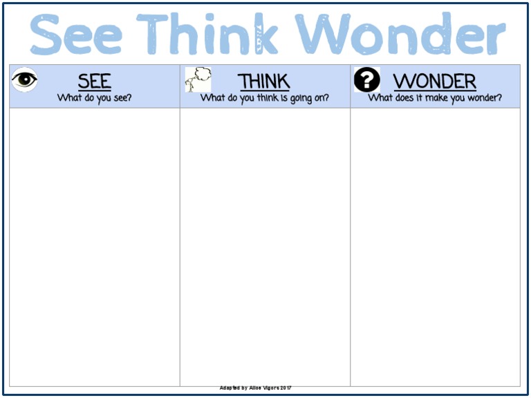 See Think Wonder Template | PDF | Self-Improvement | Science & Mathematics