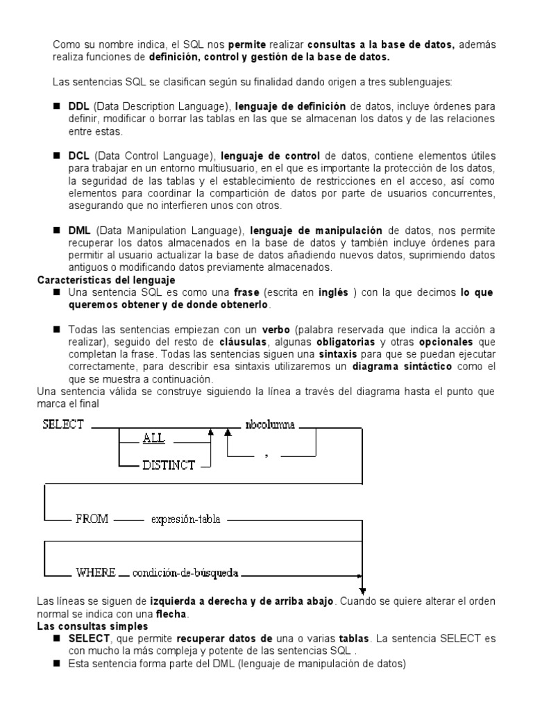 ASQL | PDF | SQL | Bases de datos