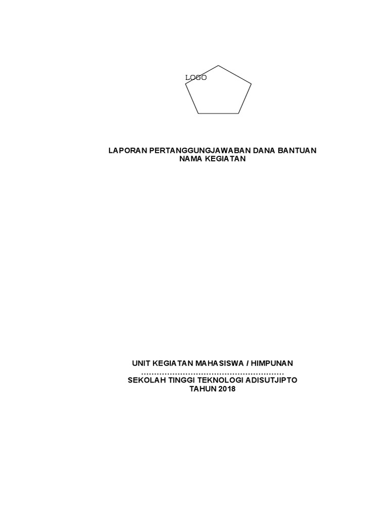 CONTOH FORMAT LPJ DANA BANTUAN LENGKAP-dikonversi | PDF