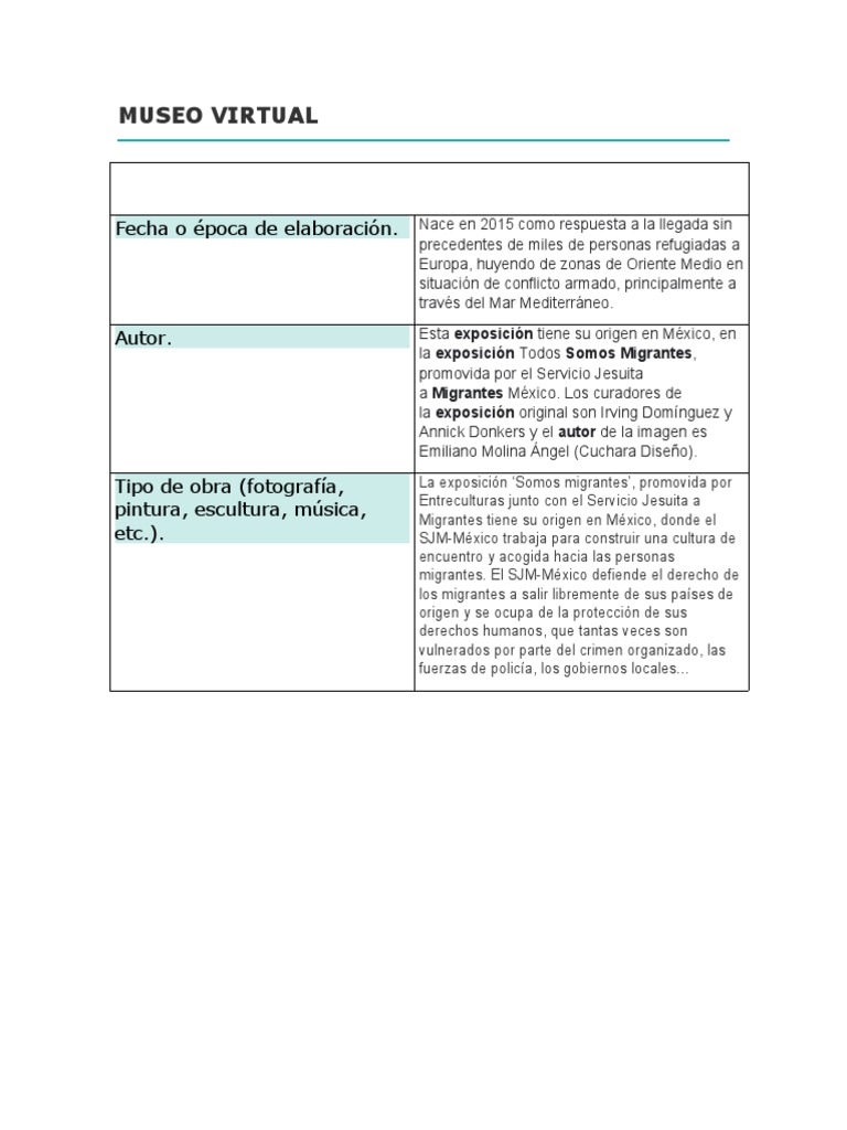 Museo Virtual 4 | PDF