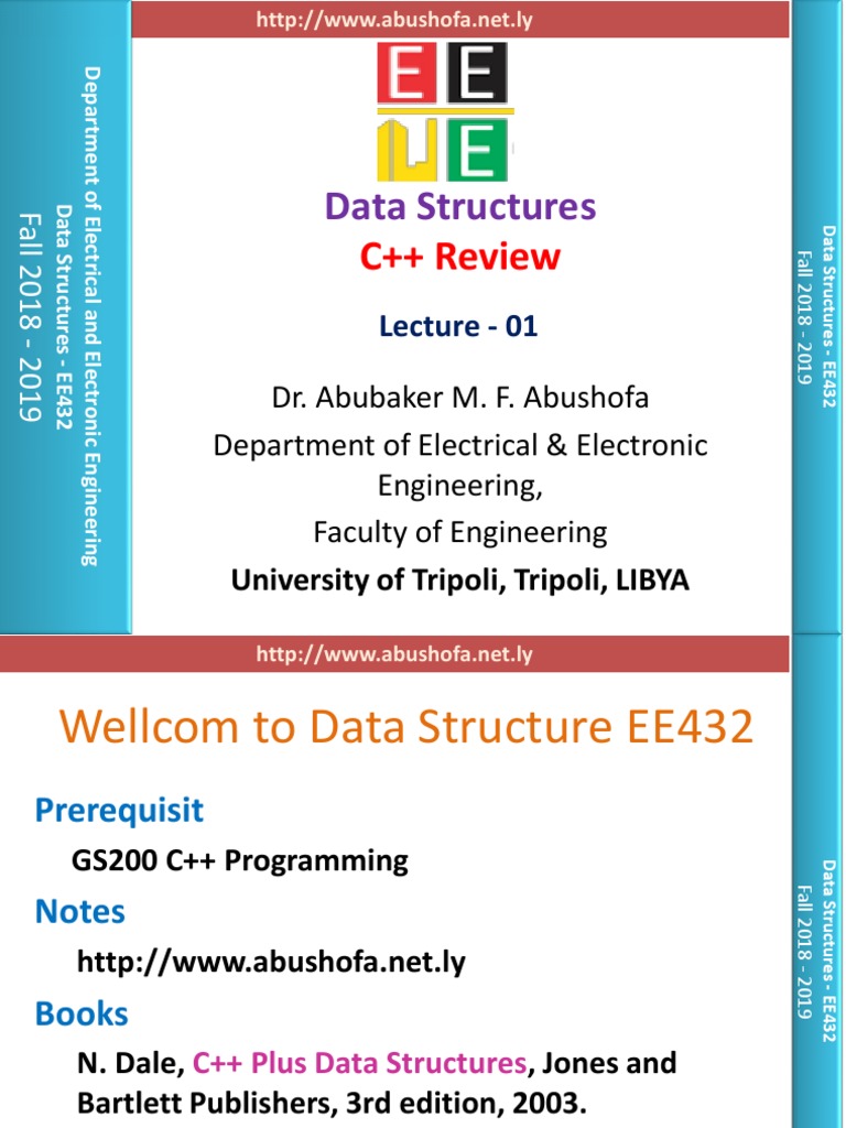 Data Structures: C++ Review | Download Free PDF | Pointer (Computer ...