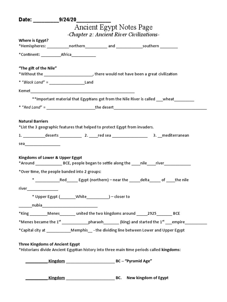 Ancient Egypt: Key Civilizations Overview | PDF | Travel