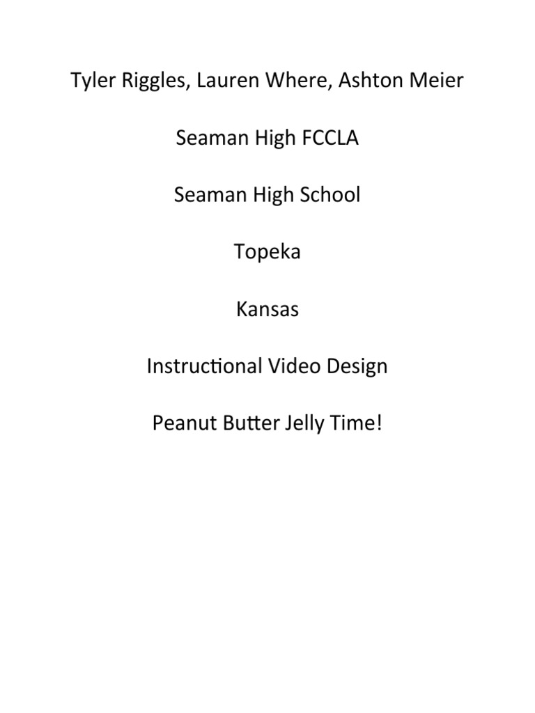Project Identification Page | PDF