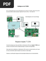 Voltajes de La Tarjeta Tcom | PDF | Pantalla de cristal líquido | Electromagnetismo