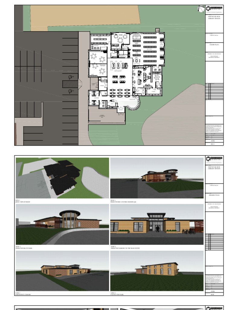 Attach - Chetwynd Library Design Concept 2021-10-13 | PDF