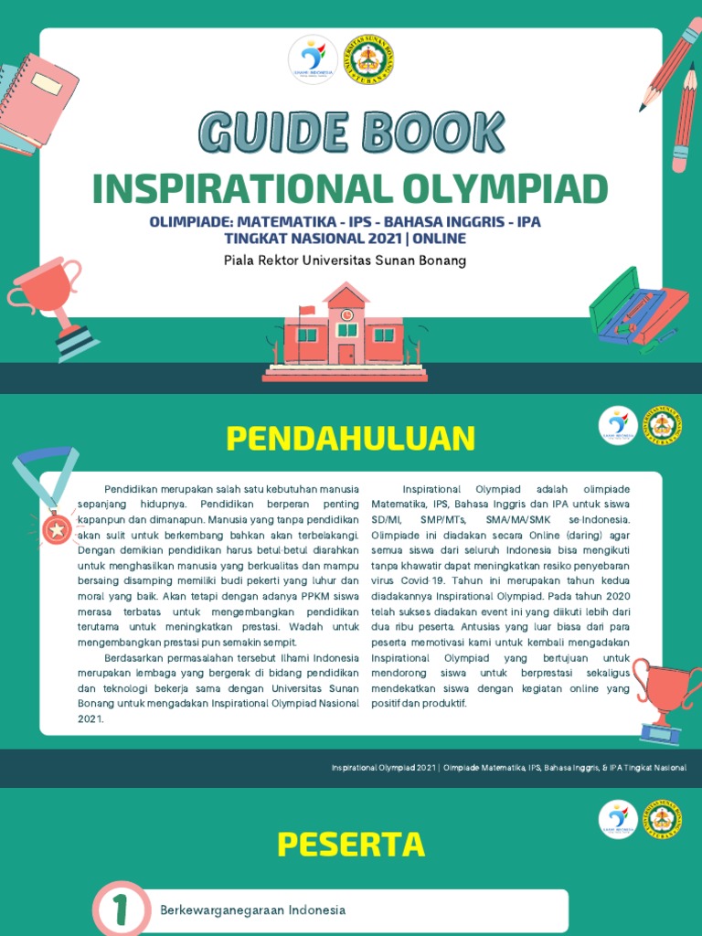 Juknis Inspirational Olympiad 2021 | PDF