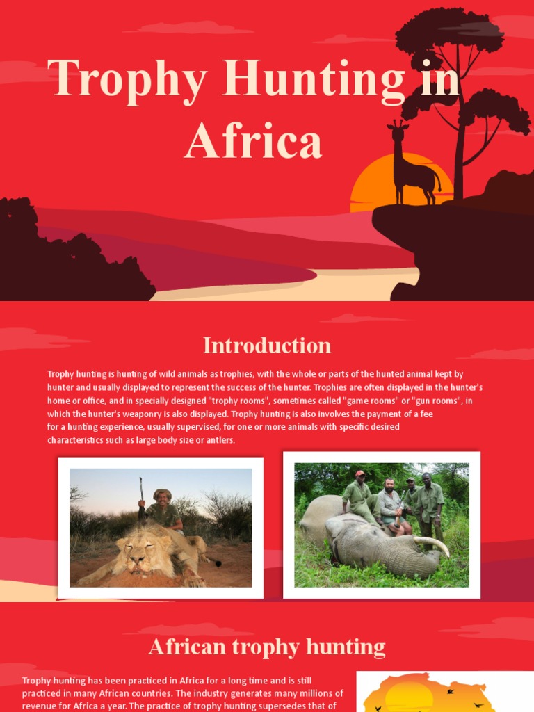 Benefits of Trophy Hunting in Africa | PDF | Hunting | Blood Sports