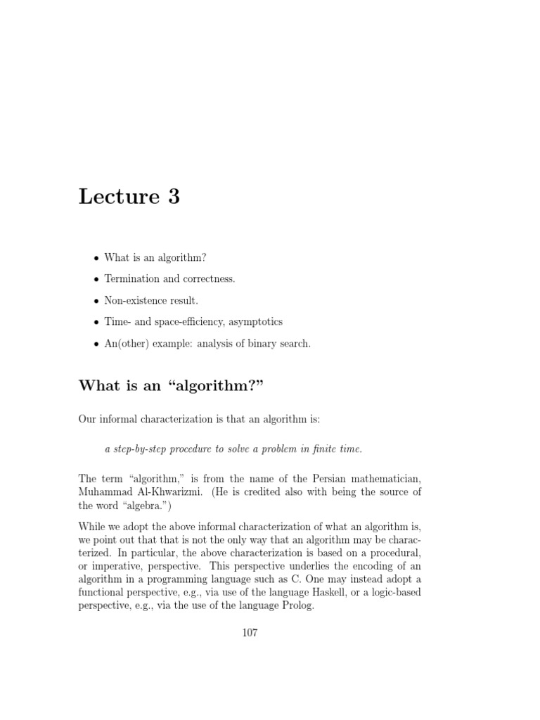 What Is An "Algorithm?" | PDF | Algorithms | Function (Mathematics)