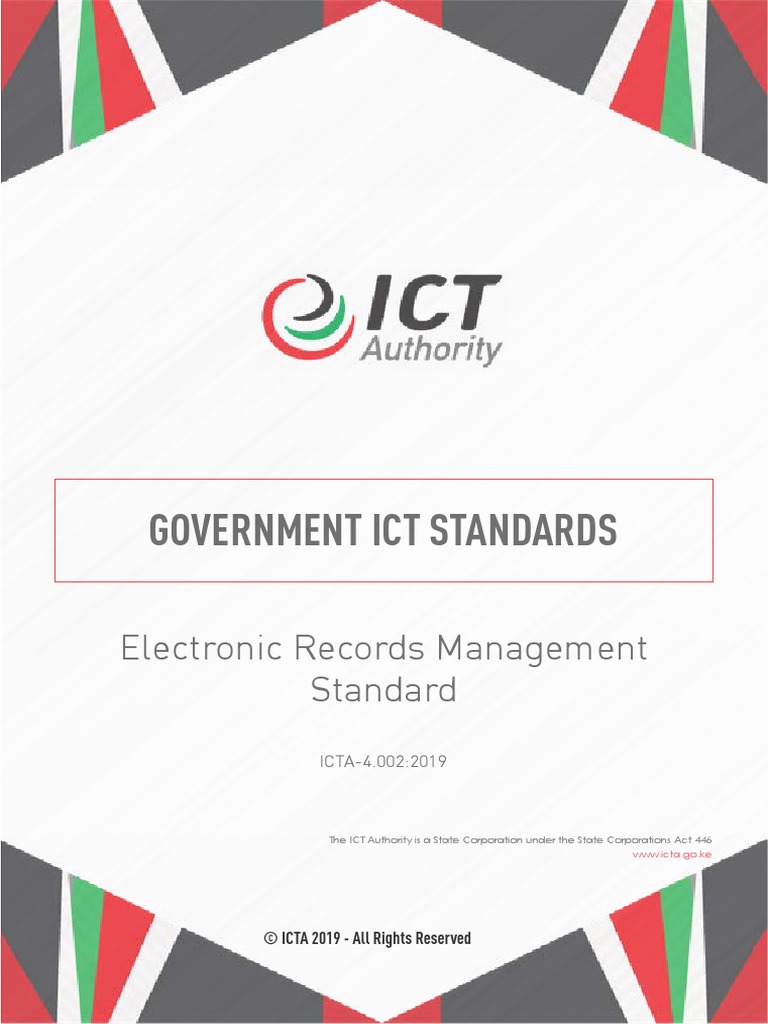 Electronic Records Management Standard | PDF | Records Management ...
