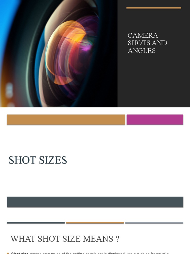 Camera Shots and Angles | PDF | Close Up