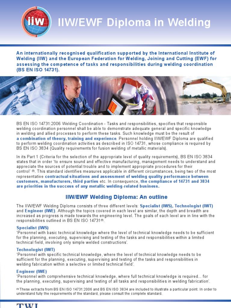 IIW World Overrview | PDF | Welding | Construction