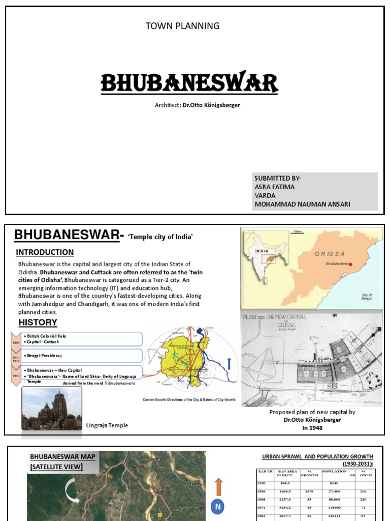 Bhubaneswar: Town Planning | PDF | Economies | Urbanization
