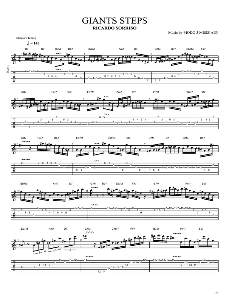 Jazz Guitar Sheet Music | PDF