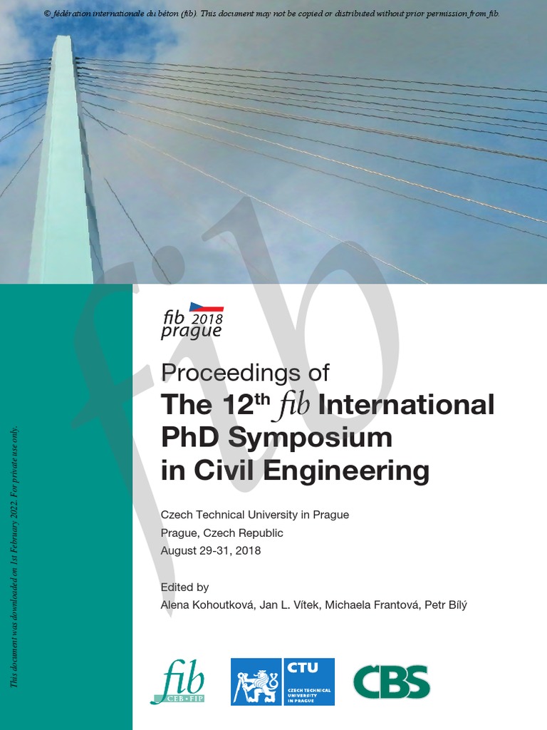 FIBPRO 0045 2018 E 12th PHD Symposium in Prague CzechRep | PDF | Science