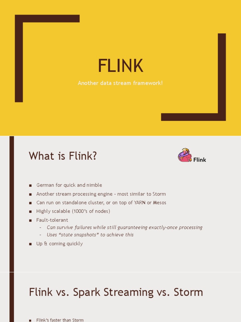 Flink | PDF