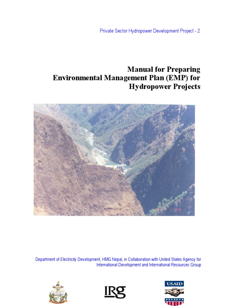 Manual For Preparing Environmental Management Plan | PDF ...