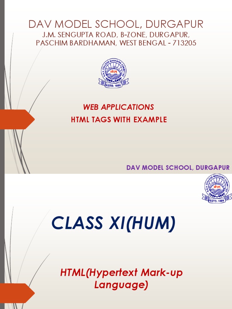 Class Xi Web Application Html Table Pdf Html Element Html