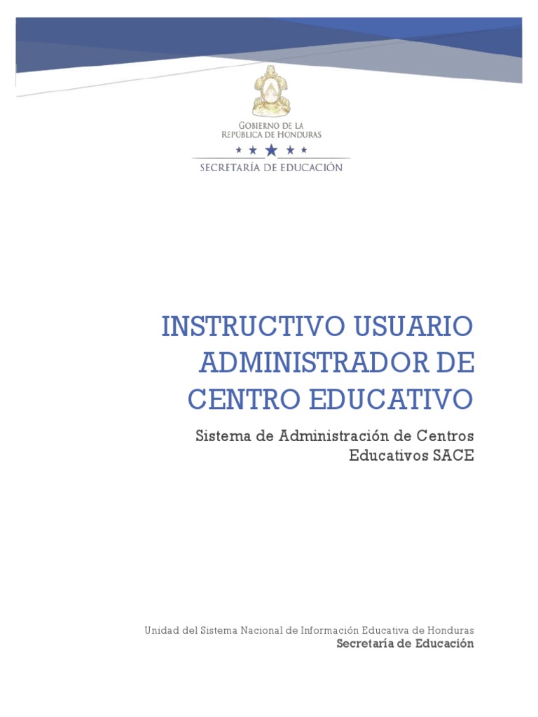 Configurar Centro Educativo SACE | PDF | Honduras | Información