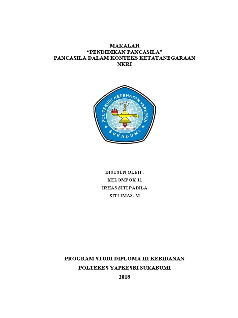 Makalah Pancasila Dalam Konteks Ketatanegaraan Ri Pdf 