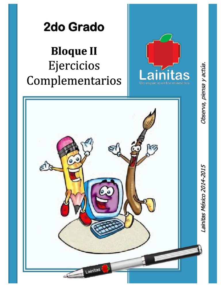 2do Grado Bloque 2 Ejercicios Complementarios | PDF | Agua | Camello